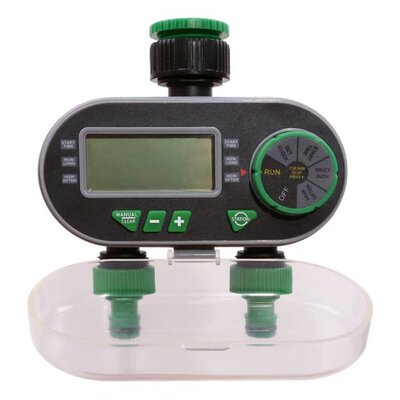 2 Ports Digital Water Timer Electronic Solenoid Valve Irriga