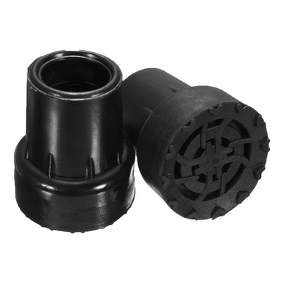 1/2pc 19mm 22mm Rubber Antiskid Walking Stick Crutch Cane Bo