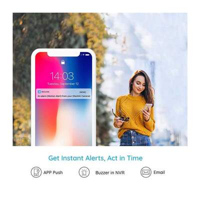 Reolink E1 Pro 4MP Baby Monitor Two Way Audio 2.4G/5G Wifi