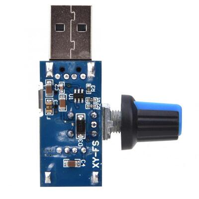 2pcs USB Fan Speed Controller DC4~12V 5W Fan Speed Governor