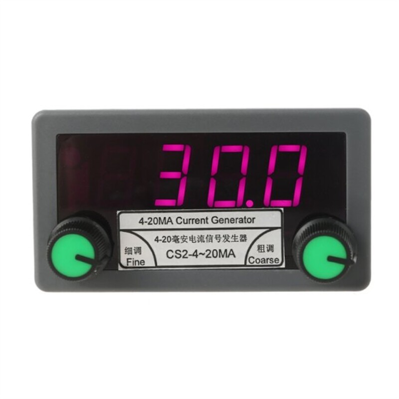 DC 7-30V 4-20mA Digital Current Analog Signal Generator Coar