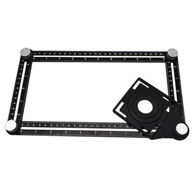 4-Fold Aluum Alloy Angle Ruler Finder Measuring Ruler Pe