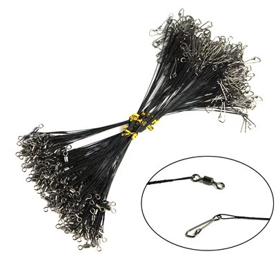 New 20PCS Anti-bite Fishing Line Steel Wire Leader Fishing T