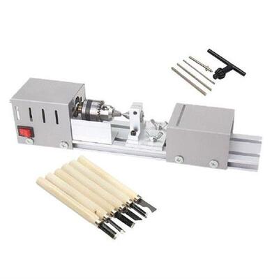 DC24V 100W Mini Lathe Bead Polisher Machine forDIY Rotary