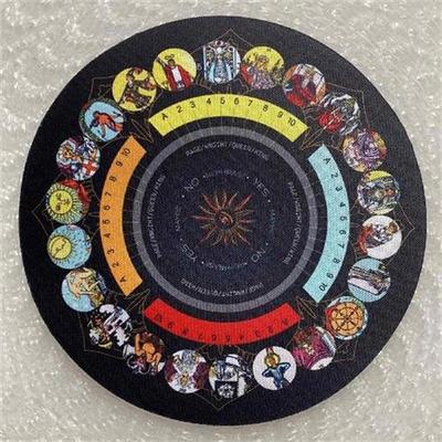 22x22cm Rubber Pendulum Divining Mat Altar Tarot Table