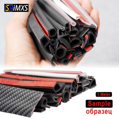 Rubber Car Door Seal 1 Meter D B Z I V P Type Car Door Weath
