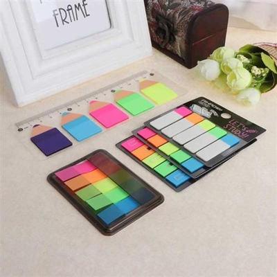 Fluorescent Clear Sticker Memo Flags Post It Bookmark Index