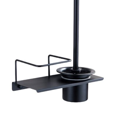 Bathroom Toilet Brush Hanging Rack Wall-mounted Drainable St