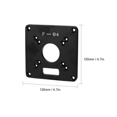 Insert Plate Woodworking Tool Router Benches Aluminium Wood