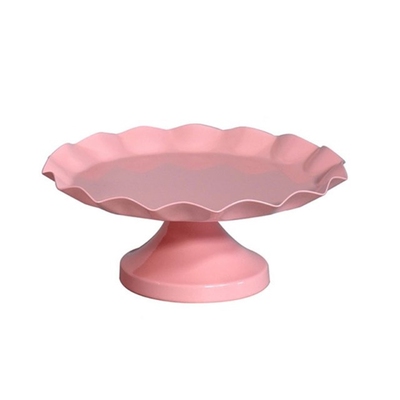 Set of 1 Cake Stand Metal Dessert Holder Table Cake Tray Chr