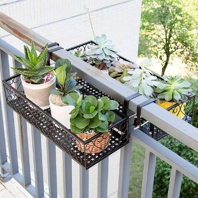 Flower Plant Holder Stand Rack Wood Shelves Balcony Flowers