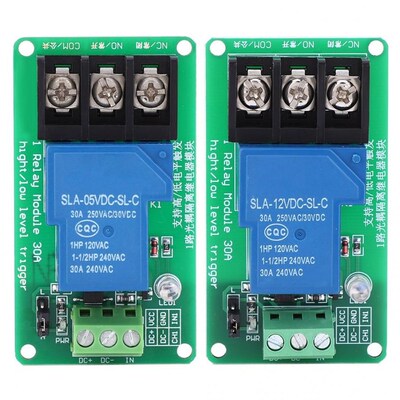 1 Channel DC 5V 12V Relay Module with Optocoupler Isolation