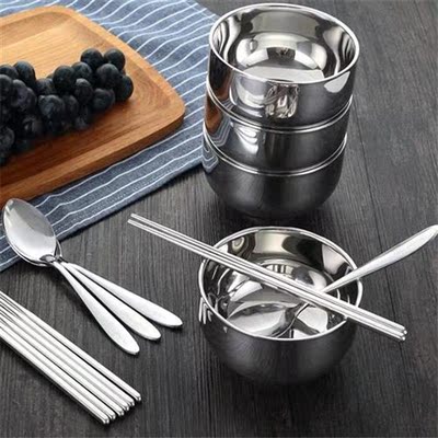 Picnic Tourist Tableware Set Camping Stainless Steel