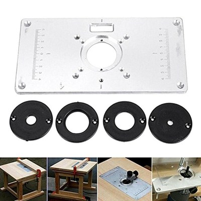 Multifunctional Aluminium Router Table Insert Plate Wood Ben