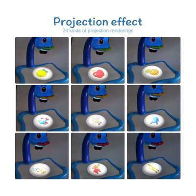 Children Led Projector Art Drawing Table Toys Kids Painting