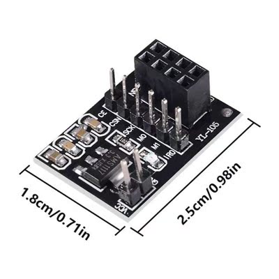 6pcs/lot NRF24L01 2.4GHz Wireless RF Transceiver Module with