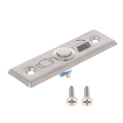 92x28mm Stainless Steel Doorbell Push Button Switch Touch Pa