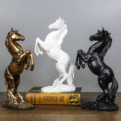 Resin Crafts Horse Statue Home Decoration Accessories