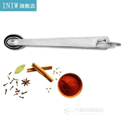 5pcs Small Measuring Spoons Stainless Steel Seasoning Dry an
