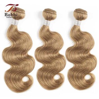 Bobbi Collection 1/3/4 Bundles Color 27 Honey Blonde #8 Ash