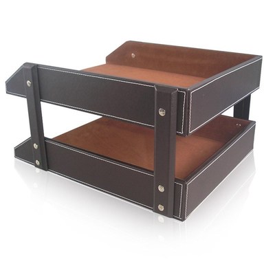 A4 Docut File Tray Rack File Organizer Double Layers Desk P