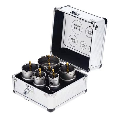 6PCS/BOX 22 30 35 45 50 65MM Carbide TCT Core Drill Bit Sets
