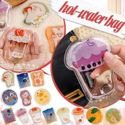 1PC 50ML Mini Winter Reusable Gel Hand Warmer Cute Cartoon