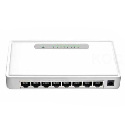 8 Port Gigabit Switch VLAN 1000M Desktops Ethernet Network S
