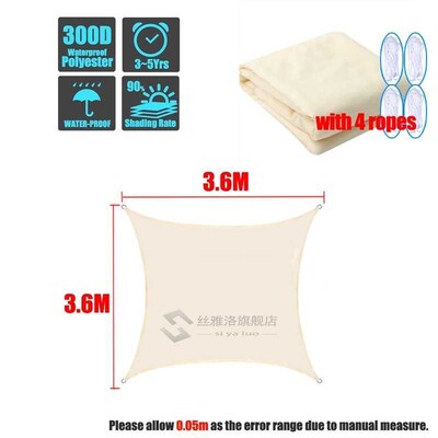 outdoor awnings Waterproof Sun Shelter Square Rectangle Suns