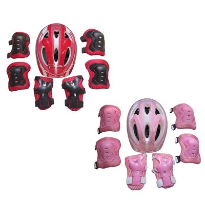 Kids Children Roller Skates Bike Safety Helmet Knee Elbow Wr