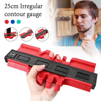 10 Inch Contour Gauge Duplicator Profile Measuring Angle Rul