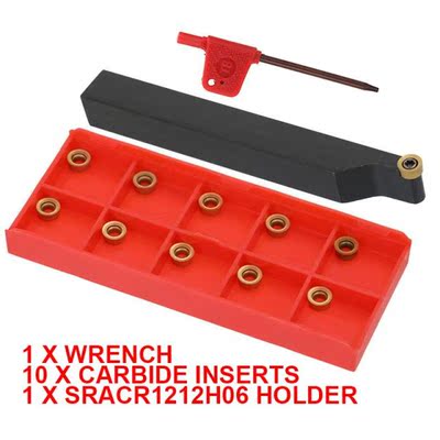 SRACR1212H06 Holder With Indexable Boring Bar Wrench&10P