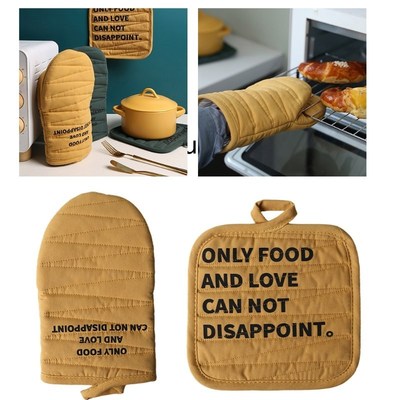 Heat Resistant Oven Gloves Placemat Oven Mitt Microwave Baki