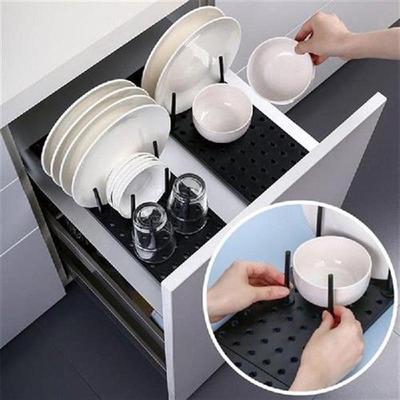 Dish Plate Drying Rack Bowl Pot Lid Storage Holder Drainer