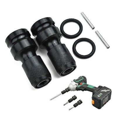 2 Sets Wrench Socket Electric Screwdriver Adapter Spanner