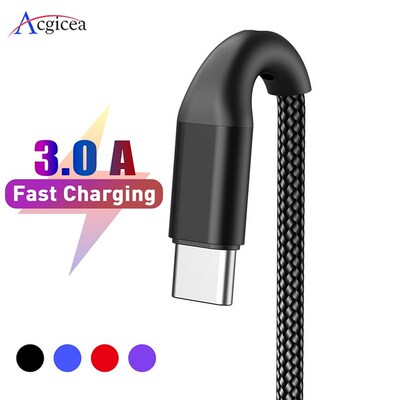 Type C USB Cable Fast Charging for Samsung Galaxy S20 S10 Pl