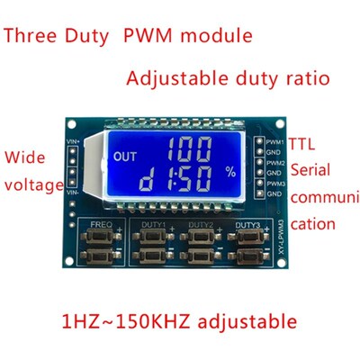 Signal Generator PWM Pulse Frequency Duty Cycle Adjustable M