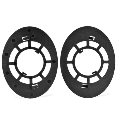 2Pieces Replacement Ear Cushion Black Plastic Buckles Pillow