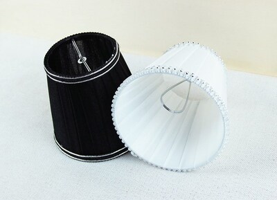 Deco Ripple Lamp Shades Crystal Wall Lamp Chandelier Fabric