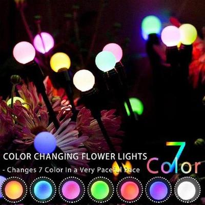 Solar LED Light Firework Firefly Garden Lights Outdoor Lawn