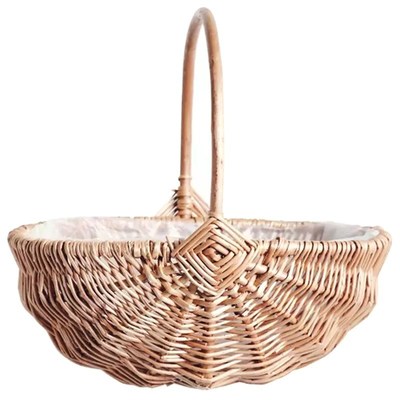 Woven Flower Basket Storage Basket Weaving Basket for Weddin
