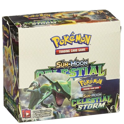 324 Cards Pokemon TCG Sun  Moon Celestial Storm 36-Pack Boo