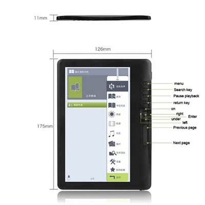 Electronics Books with protect Cover Easily Read Happy 12.6c