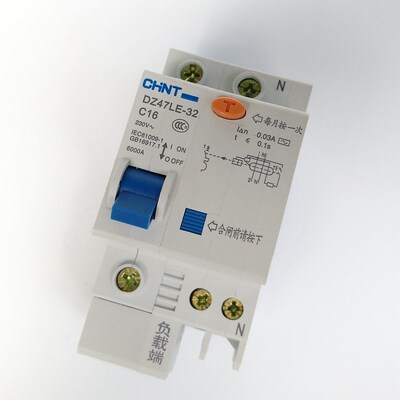 CHINT DZ47LE-32 1P N C16A 30mA  Earth Leakage Circuit Breake