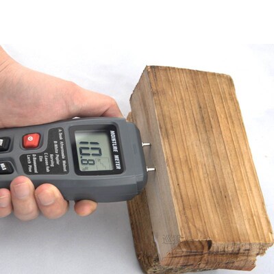 EMT01 0-99.9% Two Pins Digital Wood Moisture Meter Wood Humi