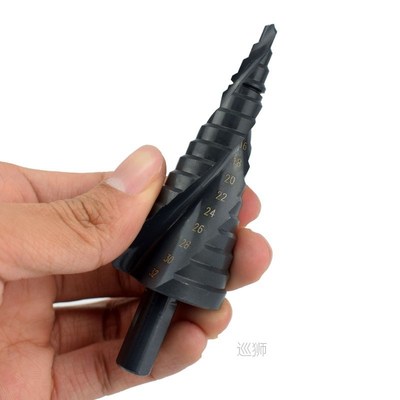4-32mm/4-20mm/4-12mm HSS Cobalt Step Drills Nitrogen Spiral