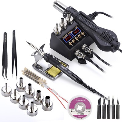 Estación de soldadura de retrabajo SMD 2 en 1, 75