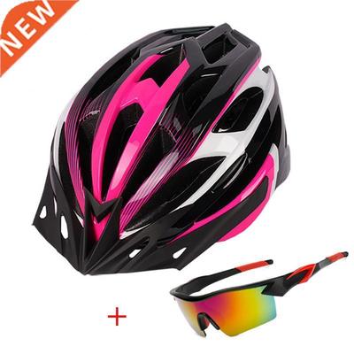 MTB Bike Helmet With Cap Rear Light Ultralight Cycling Motor