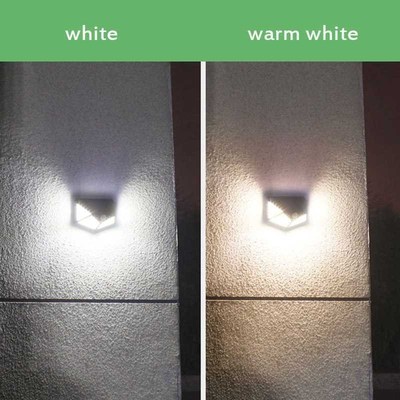 100 LED Solar Wall Lamp PIR Motion Sensor Light Outdoor Wate