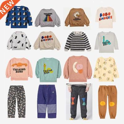 In Stock Kids Boys Sweaters Bobo 2021 Autumn Winter Long-sle